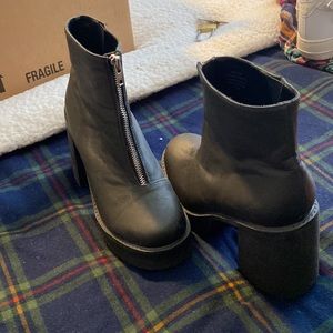 Shoes | Dollskill Heel Boots | Poshmark